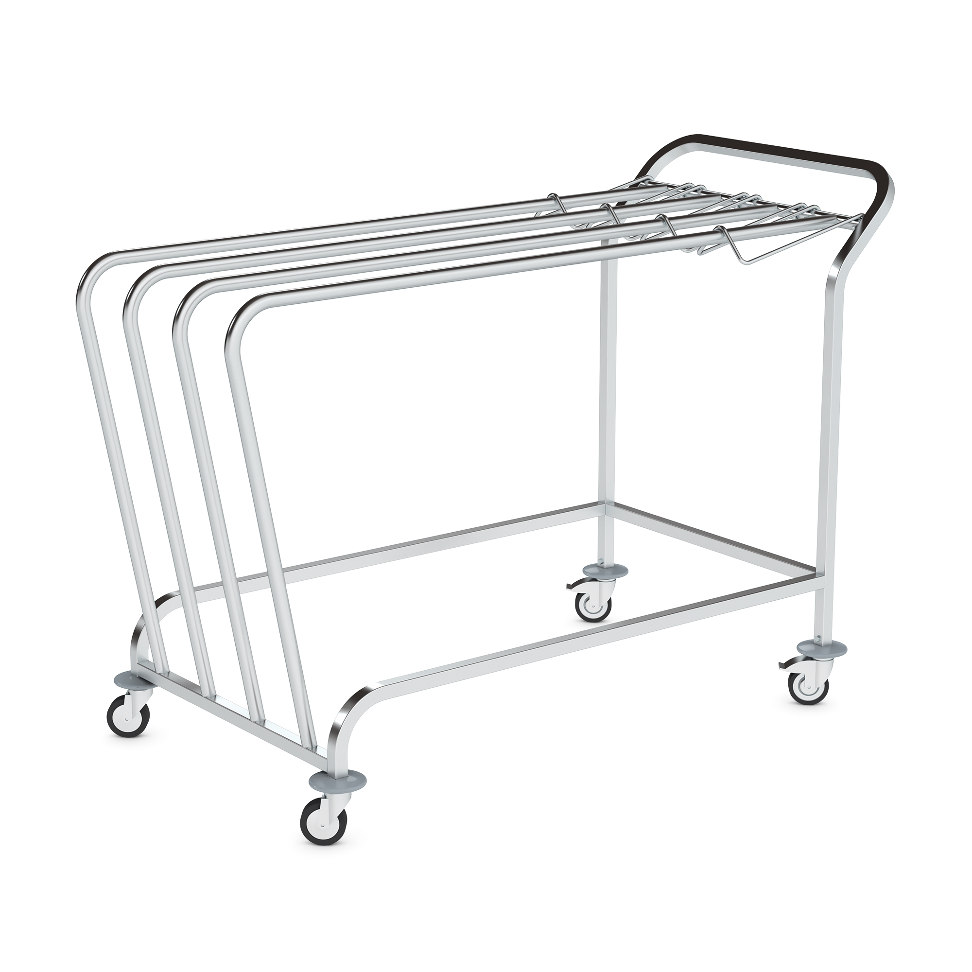 Paper holder trolley, 1,410 × 718 × 995 mm | Hupfer
